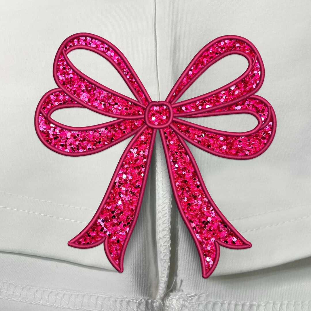 Awesome Curl Bow Applique Machine Embroidery Designs 5 Sizes, Ribbon ...
