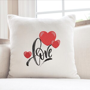 LOVE Heart Machine Embroidery Design 5 Sizes, Valentine's Day ...