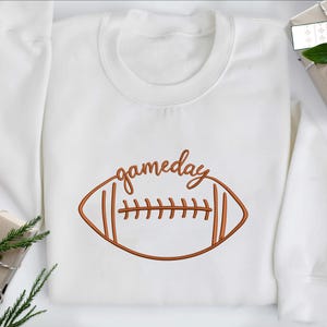 Game Day Embroidery Design 5 Sizes, Football Season Embroidery Design ...