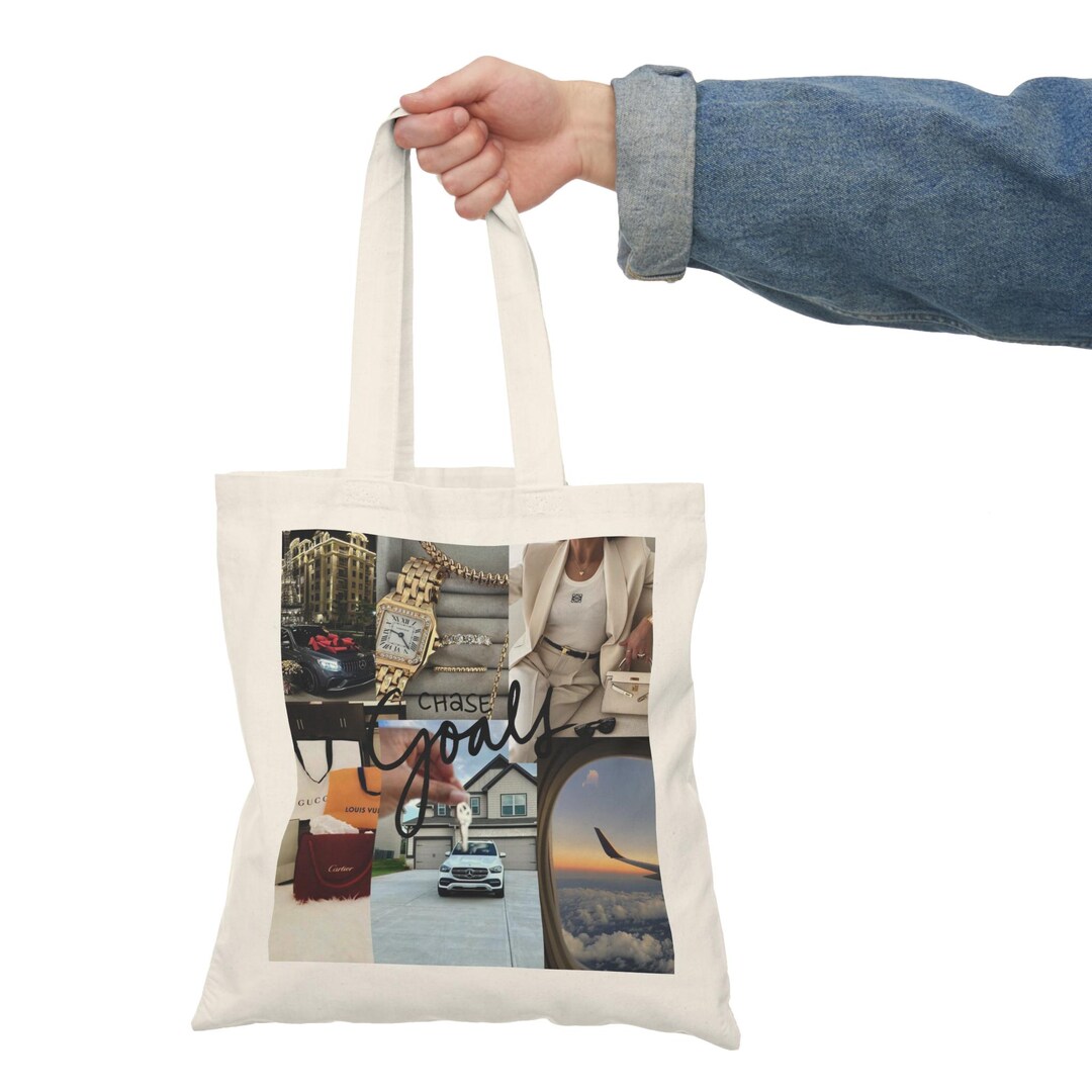 Vision Board Tote Bagvision Board Canvaeveryday Carryeco-friendly ...