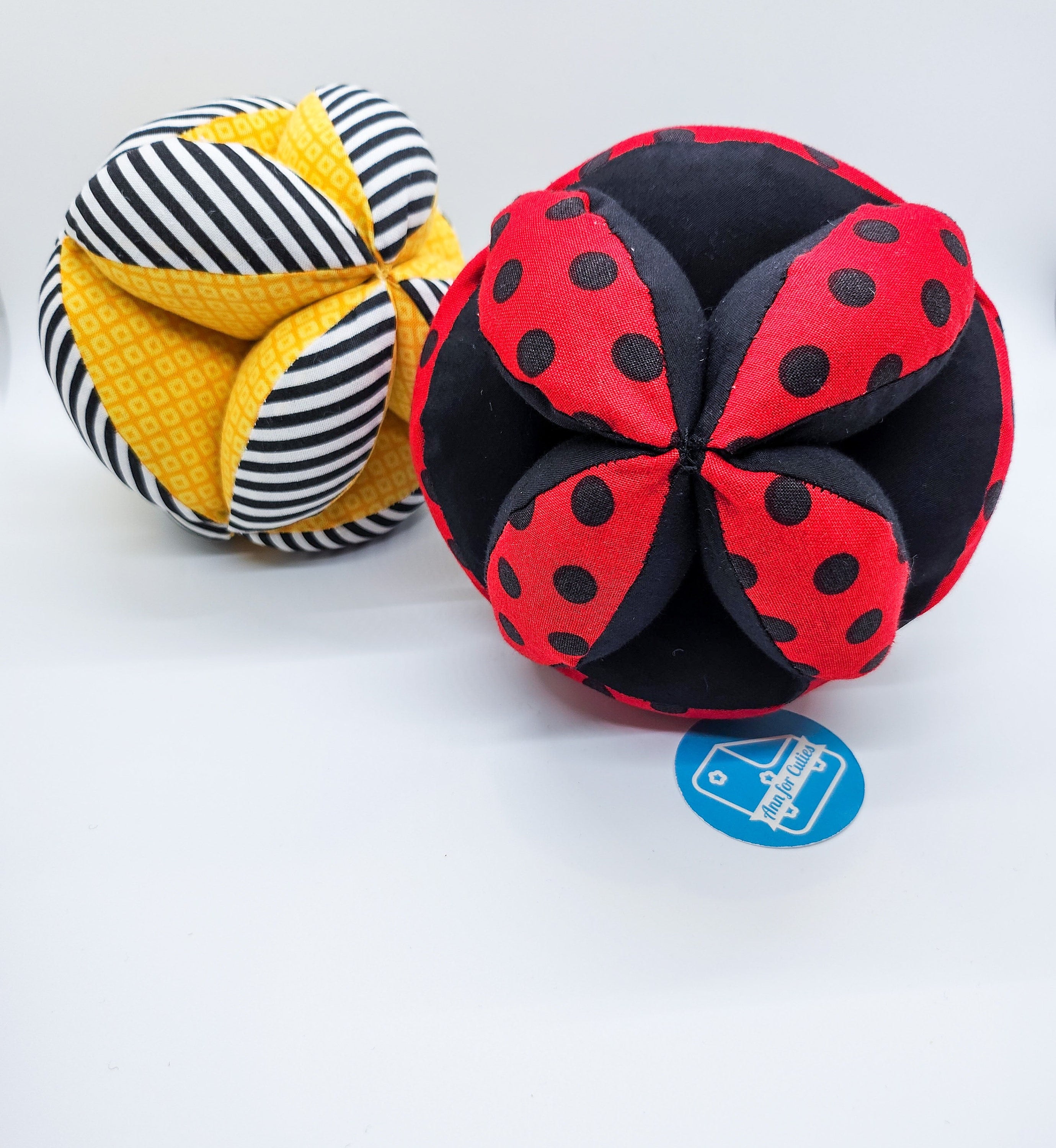 Ladybug/bee Montessori Ball, Cloth Ball for Baby From 1st Weeks, Baby ...