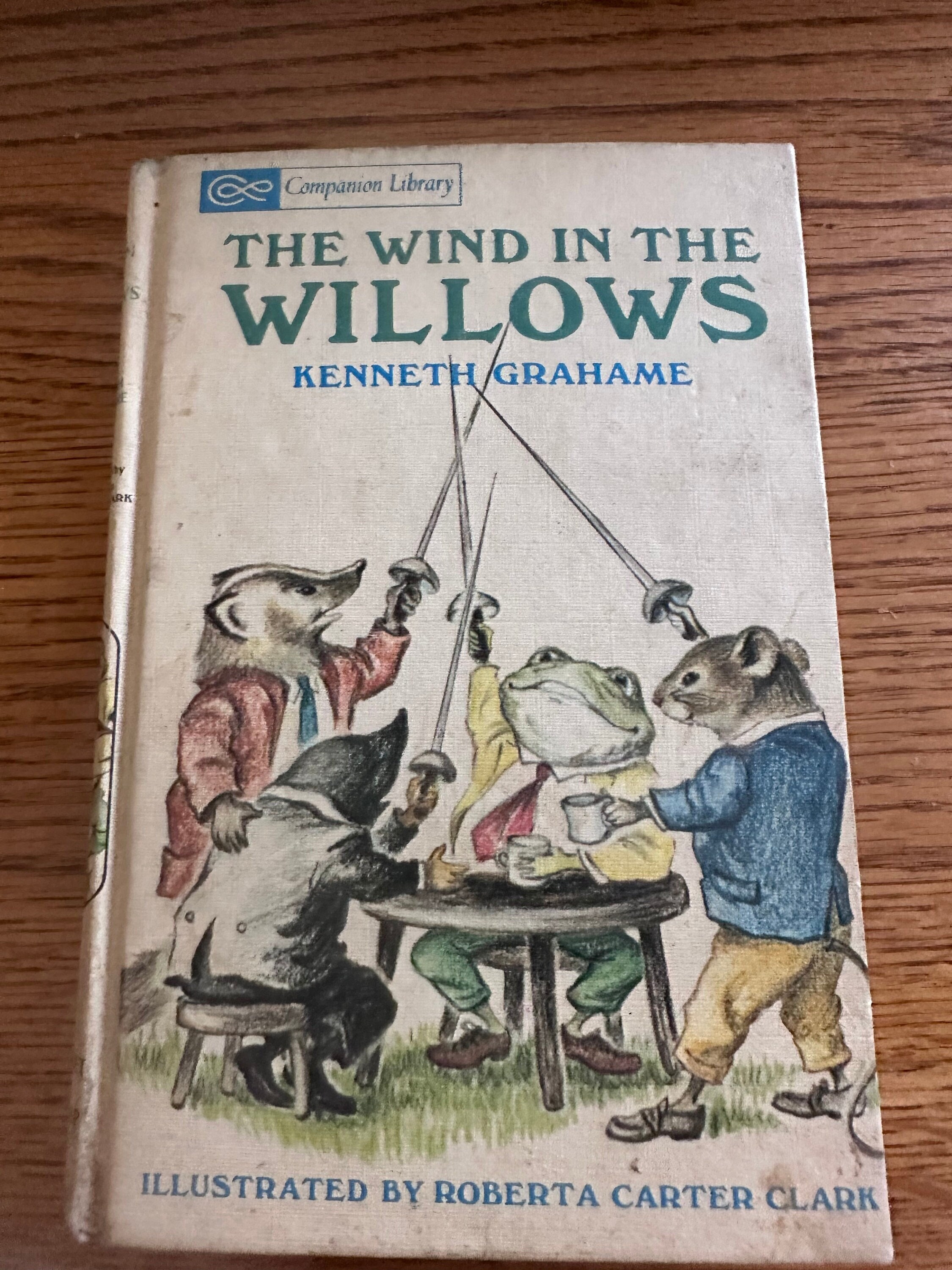 Wind in the Willows Hardback Book, Kenneth Grahame 1966 Companion ...