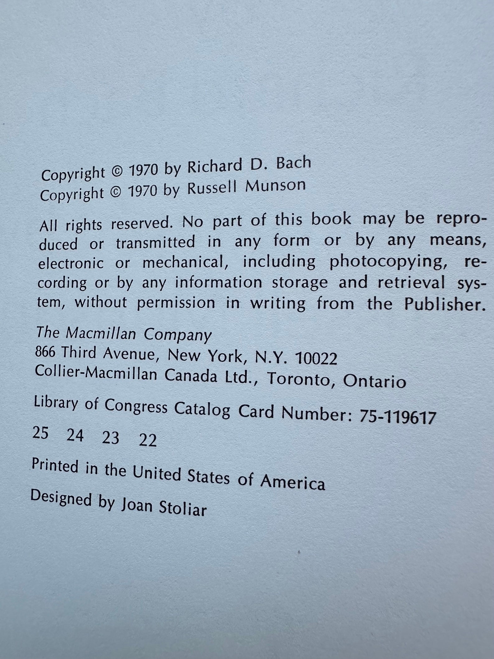 Richard Bach Jonathan Livingston Seagull Hardcover Copyright 1970 - Etsy