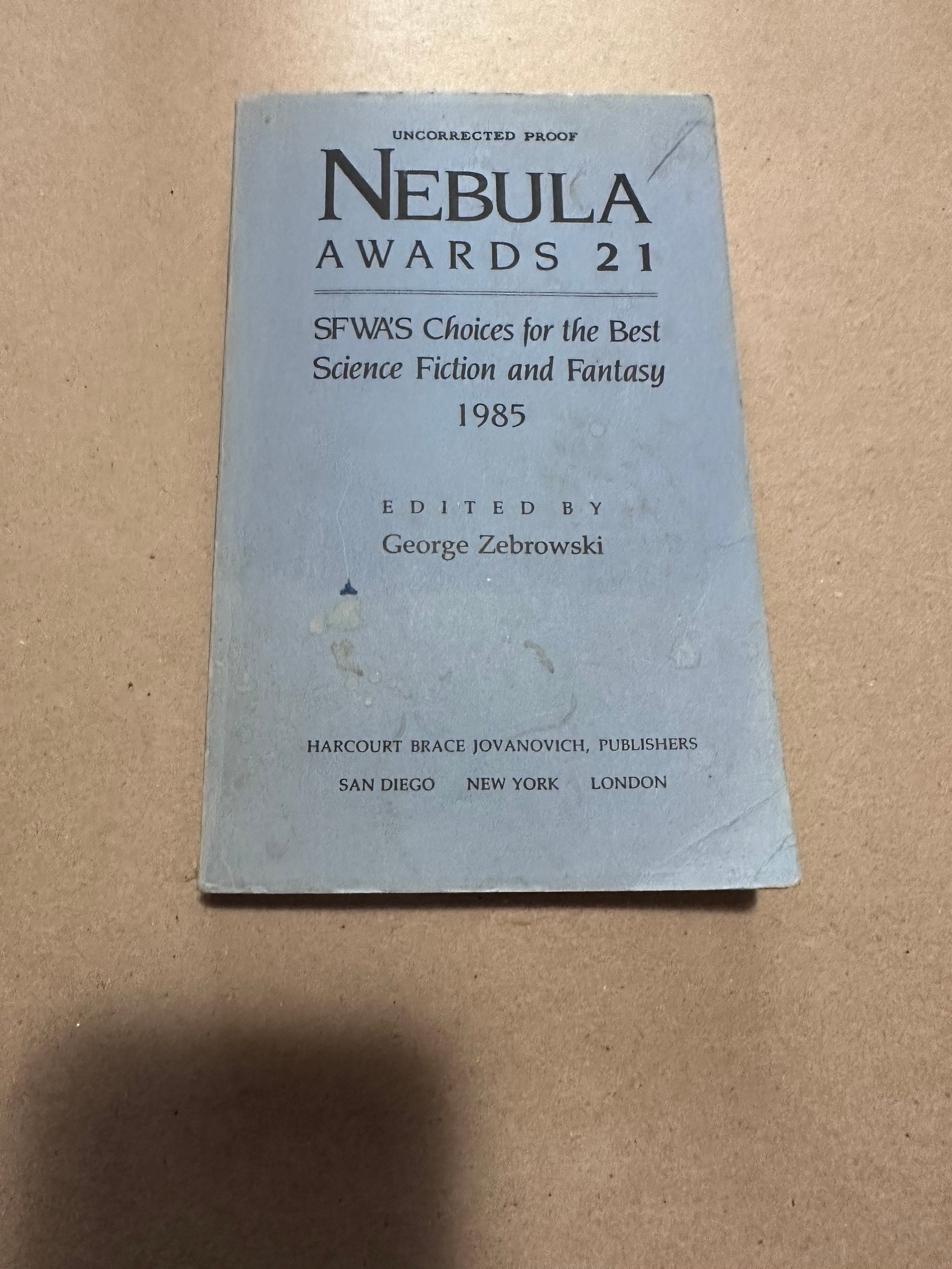 Nebula Award 1985
