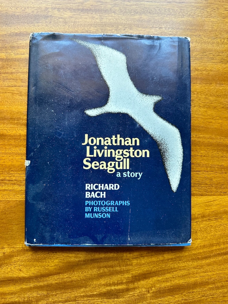 Richard Bach Jonathan Livingston Seagull Hardcover Copyright 1970 - Etsy