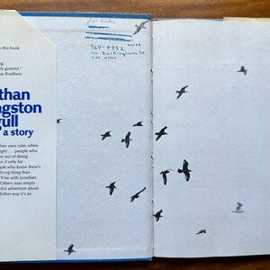 Richard Bach Jonathan Livingston Seagull Hardcover Copyright 1970 - Etsy