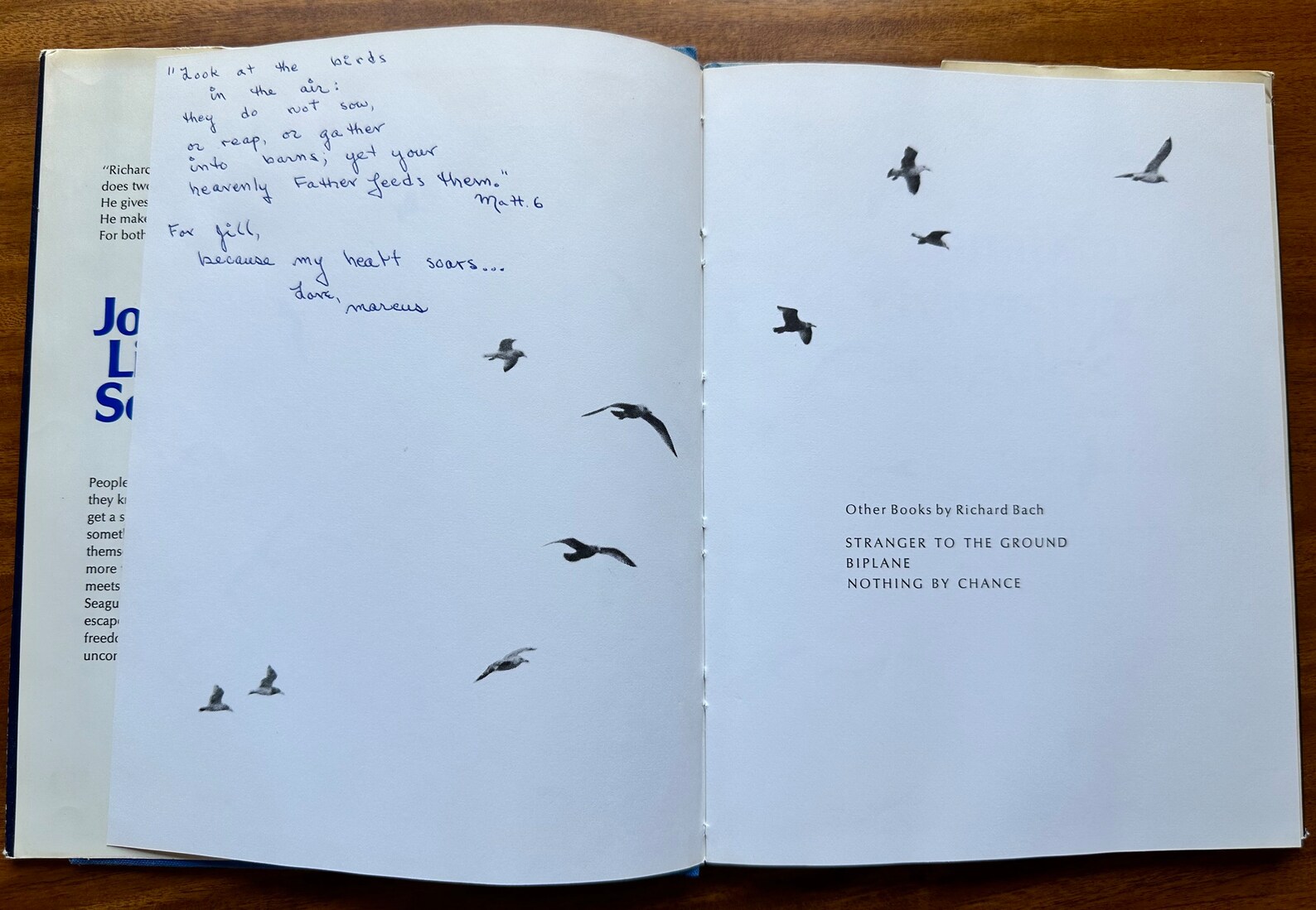 Richard Bach Jonathan Livingston Seagull Hardcover Copyright 1970 - Etsy