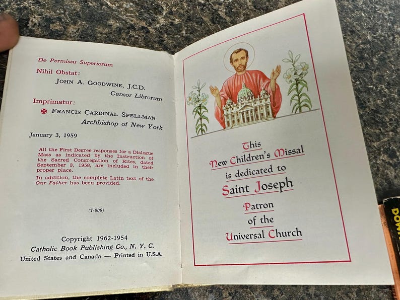 The New Saint Joseph Children’s Missal - Etsy