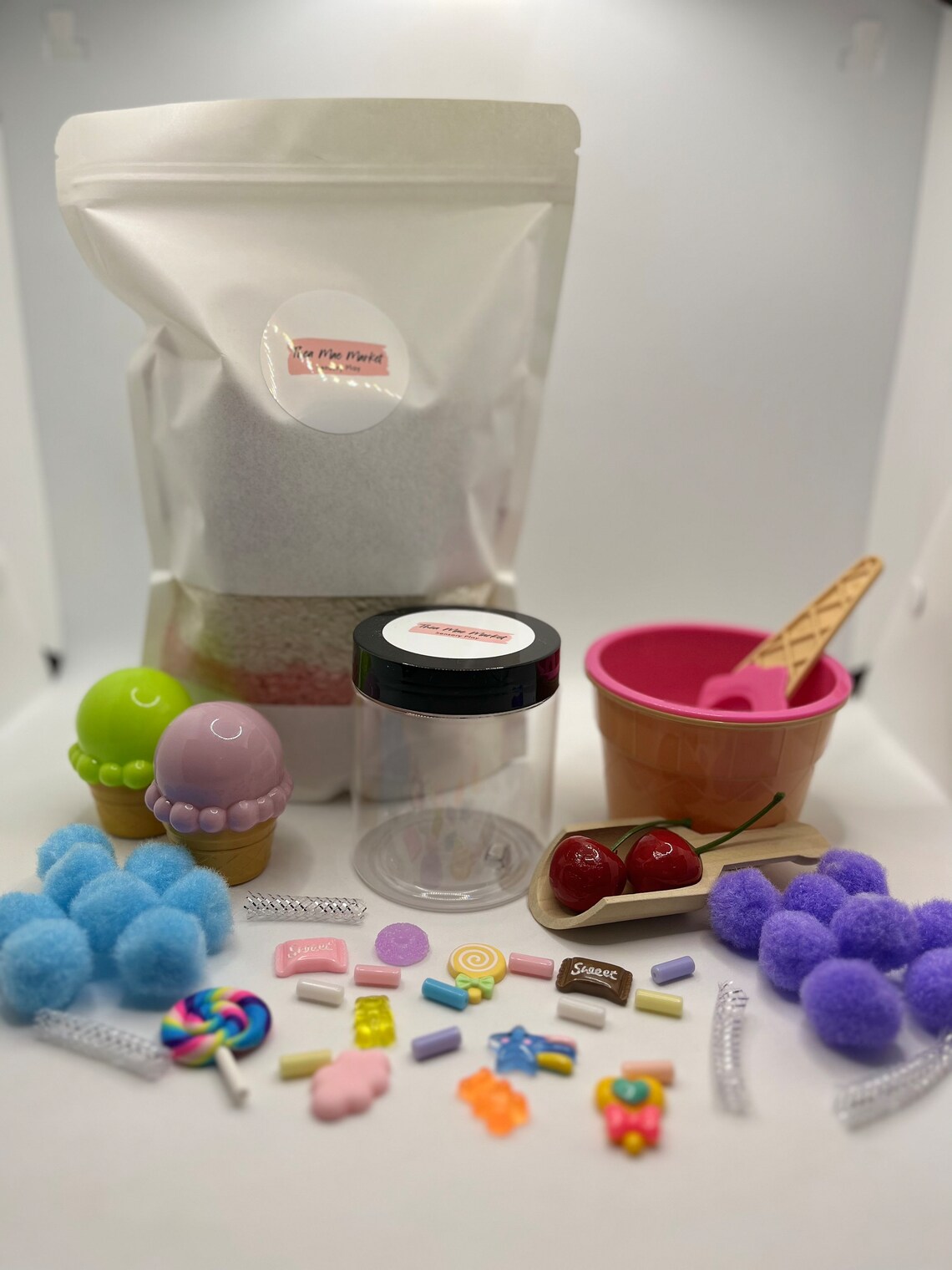 Ice Cream Sweets Sensory Play Kit Bin Toddler Montessori Independent ...