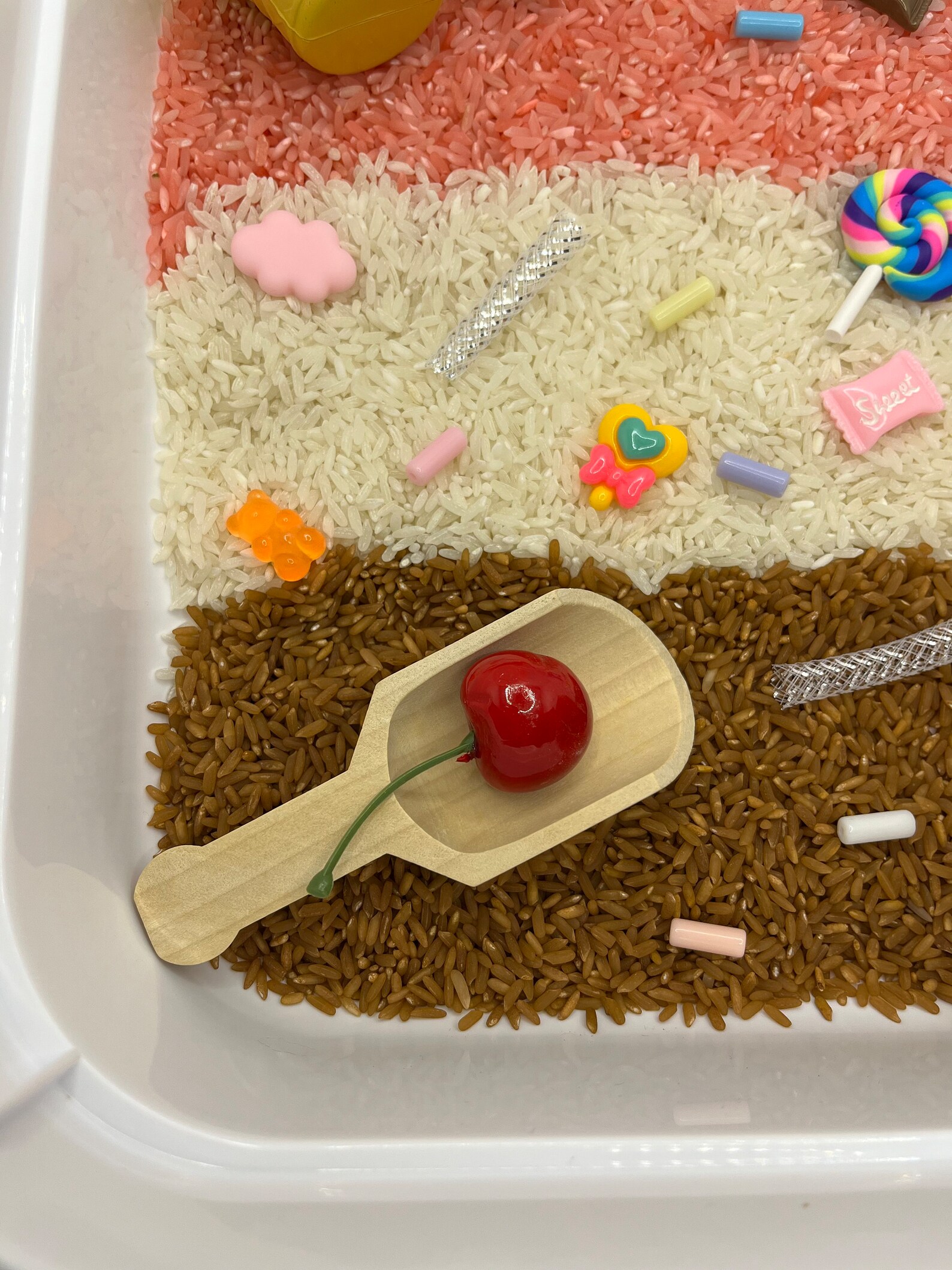 Ice Cream Sweets Sensory Play Kit Bin Toddler Montessori Independent ...