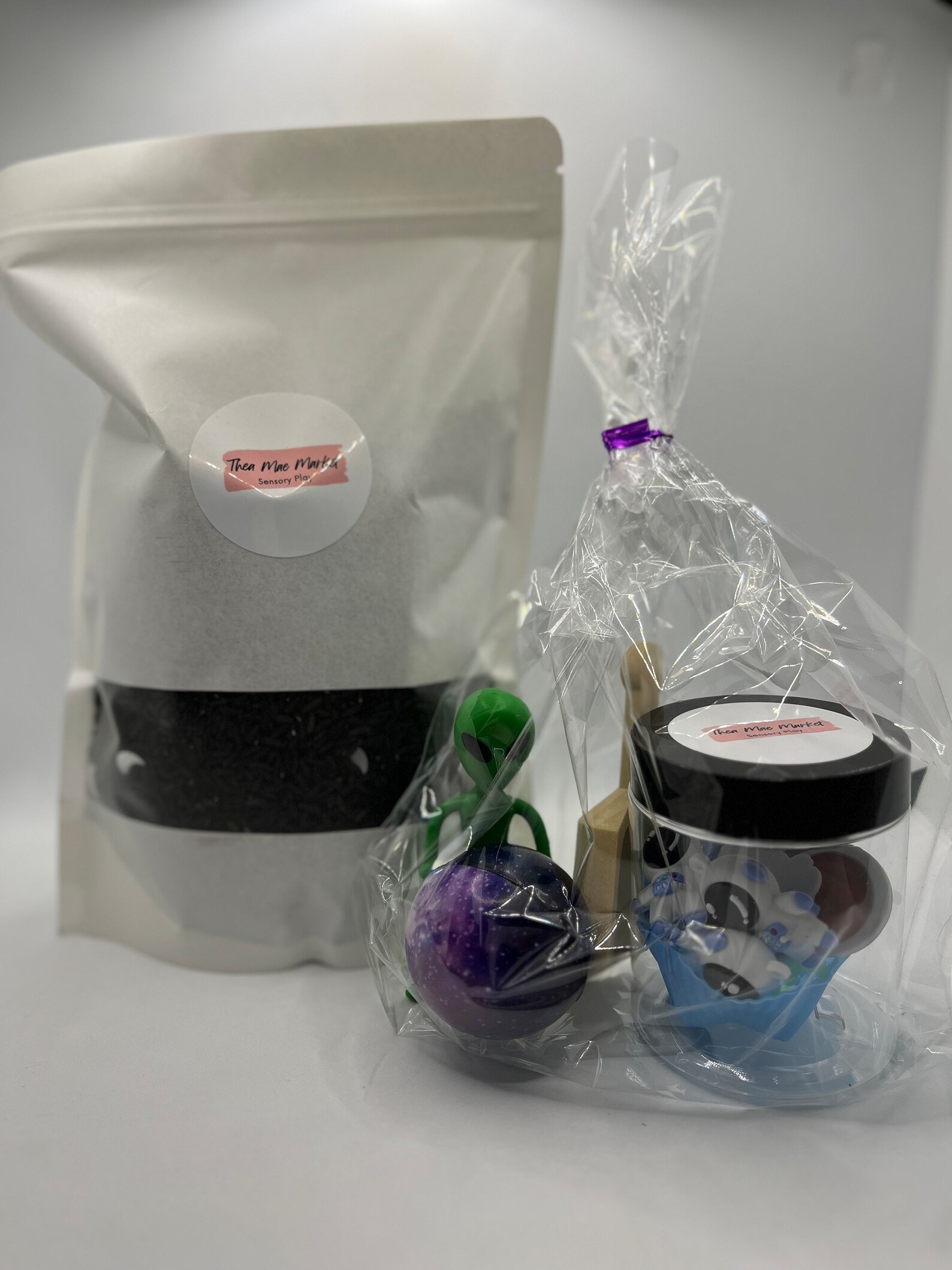 Outer Space Alien Astronaut Sensory Play Kit Bin Toddler Montessori ...