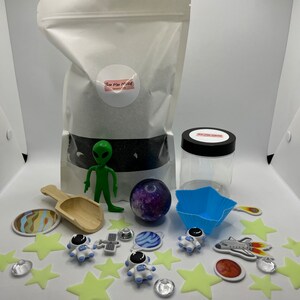 Outer Space Alien Astronaut Sensory Play Kit Bin Toddler Montessori ...