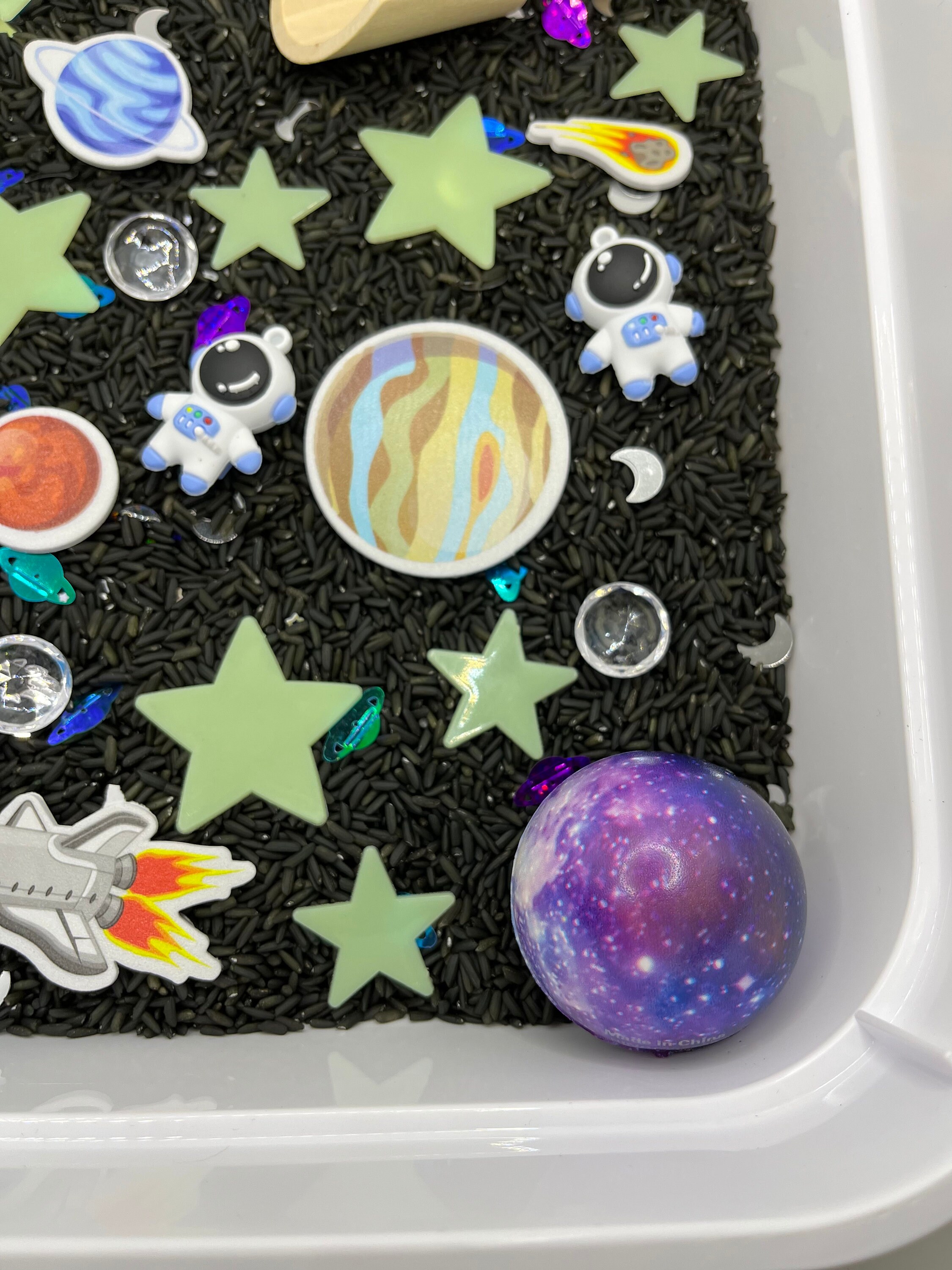 Outer Space Alien Astronaut Sensory Play Kit Bin Toddler Montessori ...
