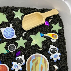 Outer Space Alien Astronaut Sensory Play Kit Bin Toddler Montessori ...