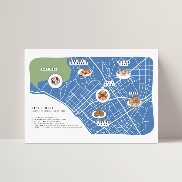 Food Map - Etsy