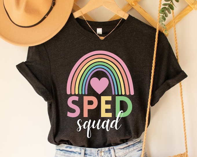 Sped Squad Shirt, Special Education Teacher Shirt, Special Education ...