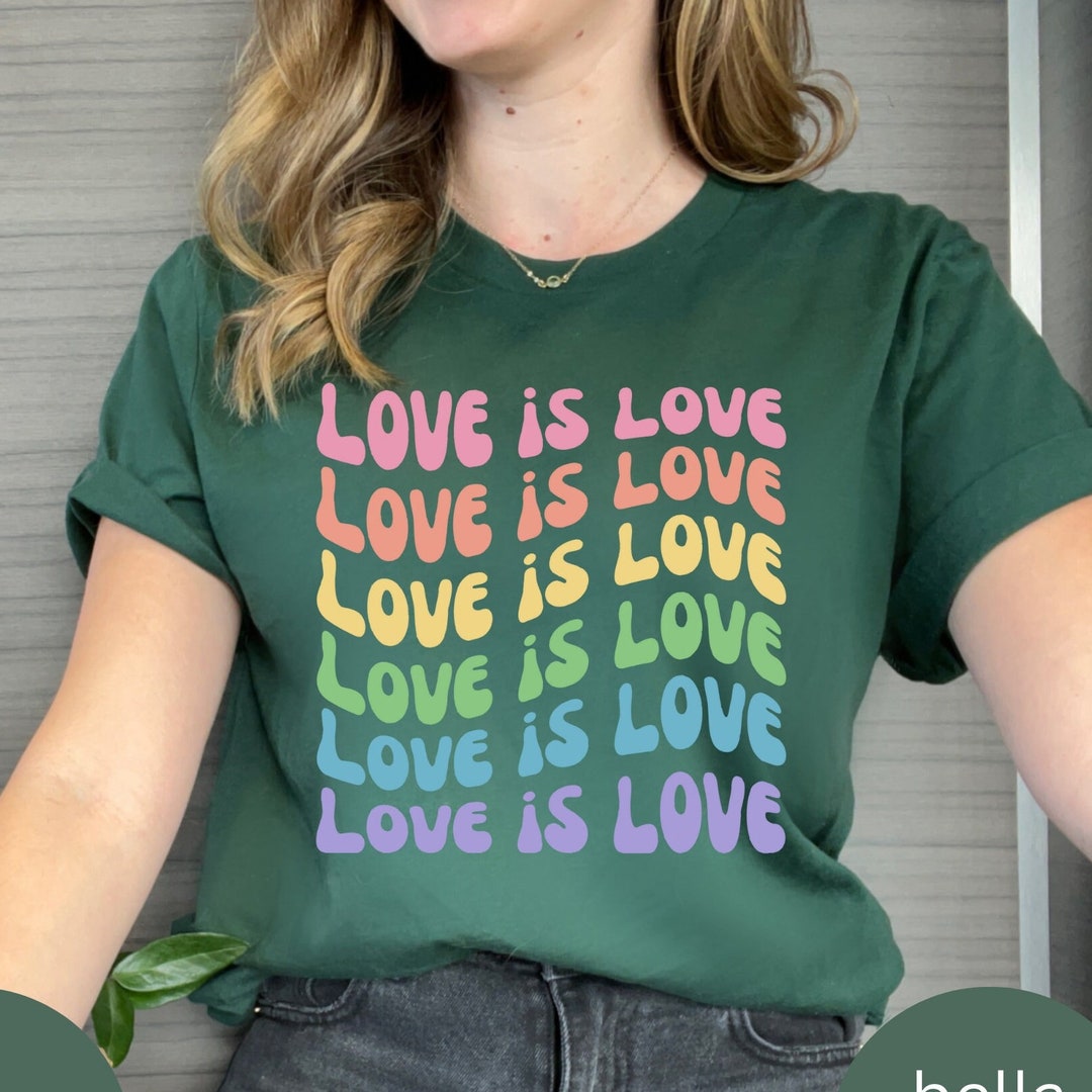 Love is Love Shirt, Pride Couple Shirts, Inclusivity Shirt, LGBTQ ...