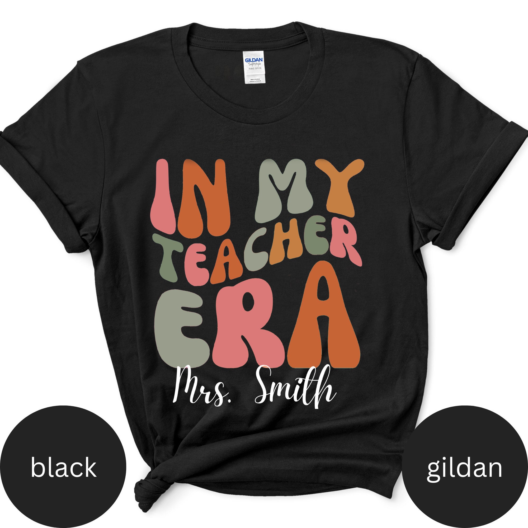 Personalized in My Teacher Era Shirt, Best Teacher Era Shirt, Favorite ...