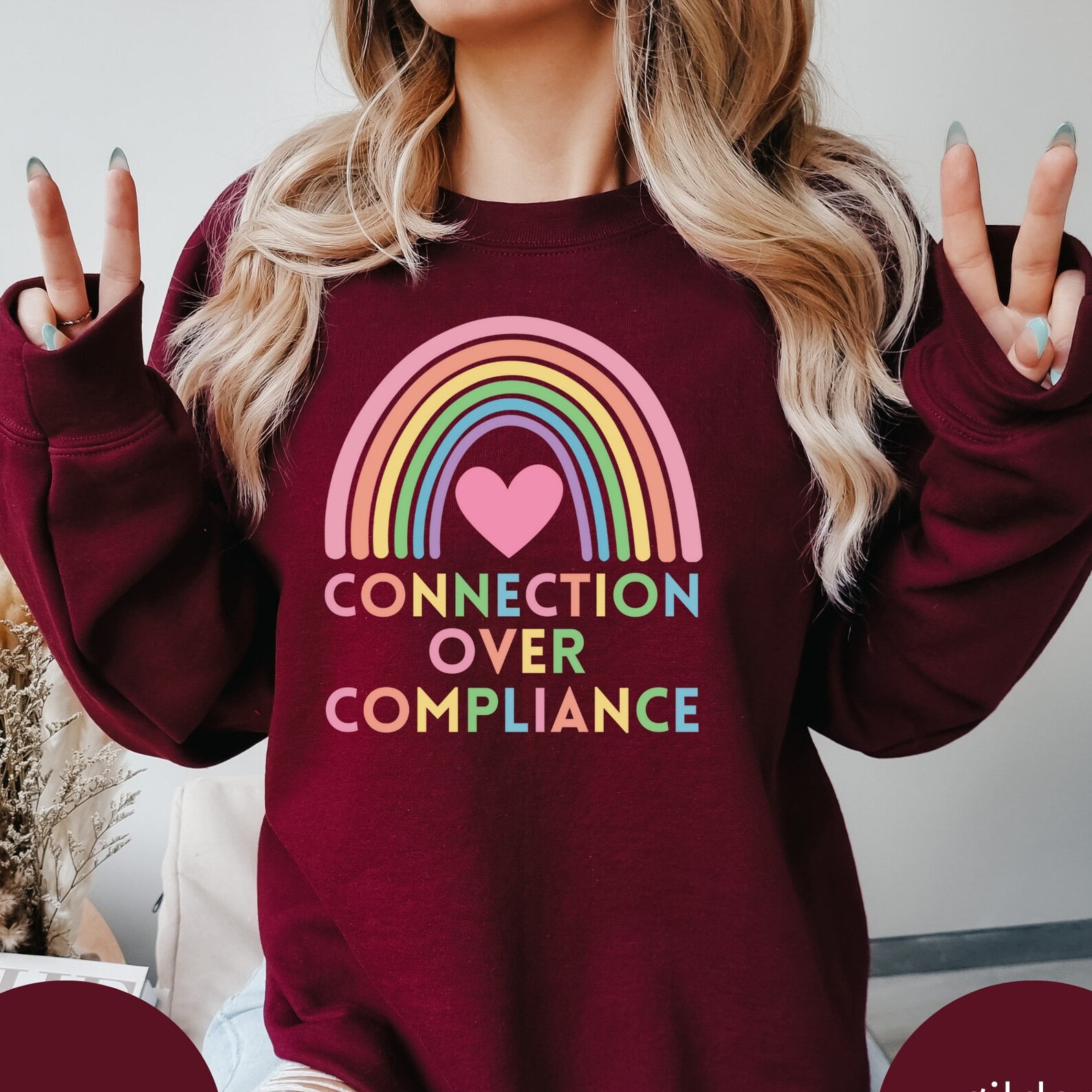 Connection Over Compliance Shirt, Special Education Tee, Autism ...