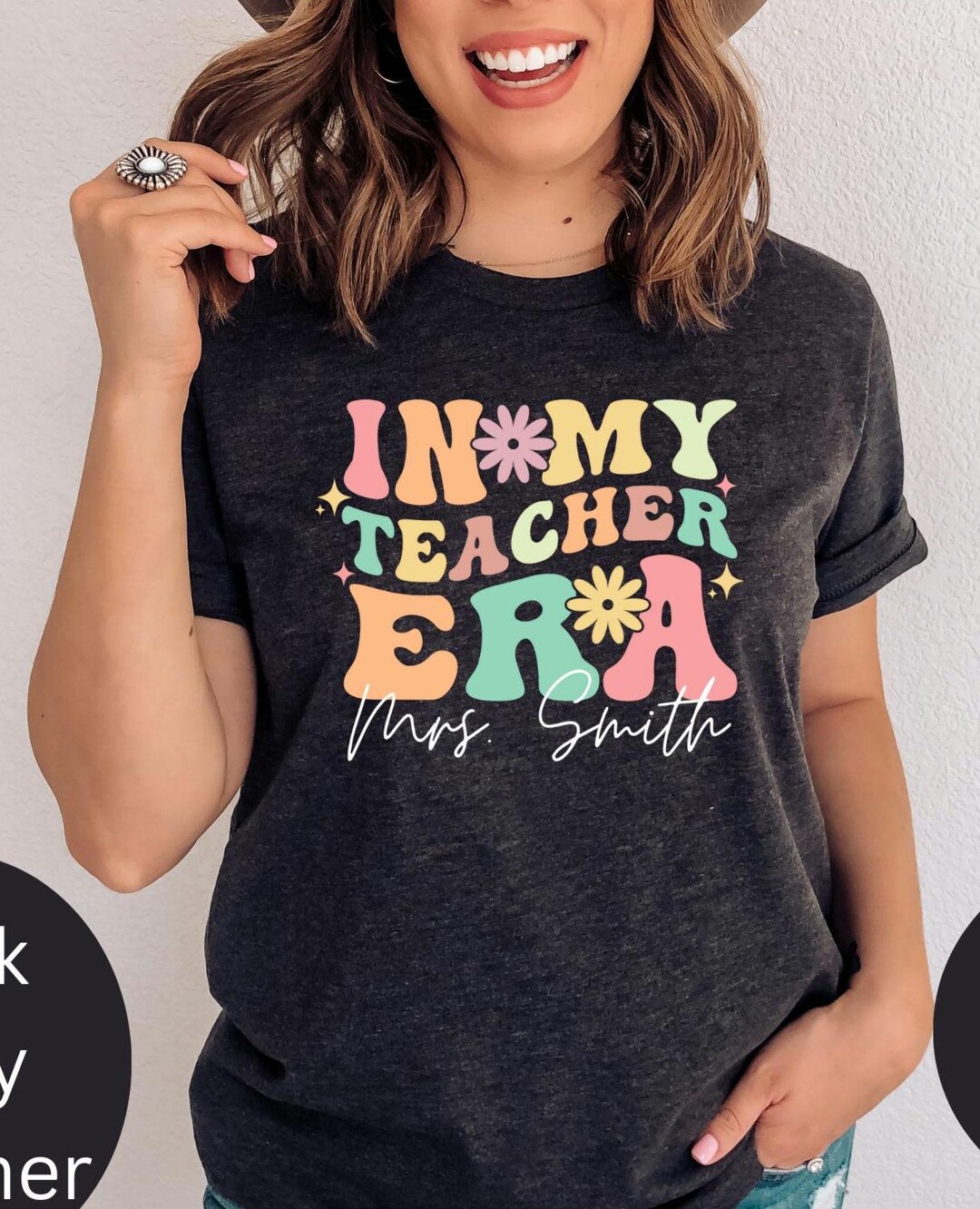 Personalized in My Teacher Era Shirt, Best Teacher Era Shirt, Favorite ...