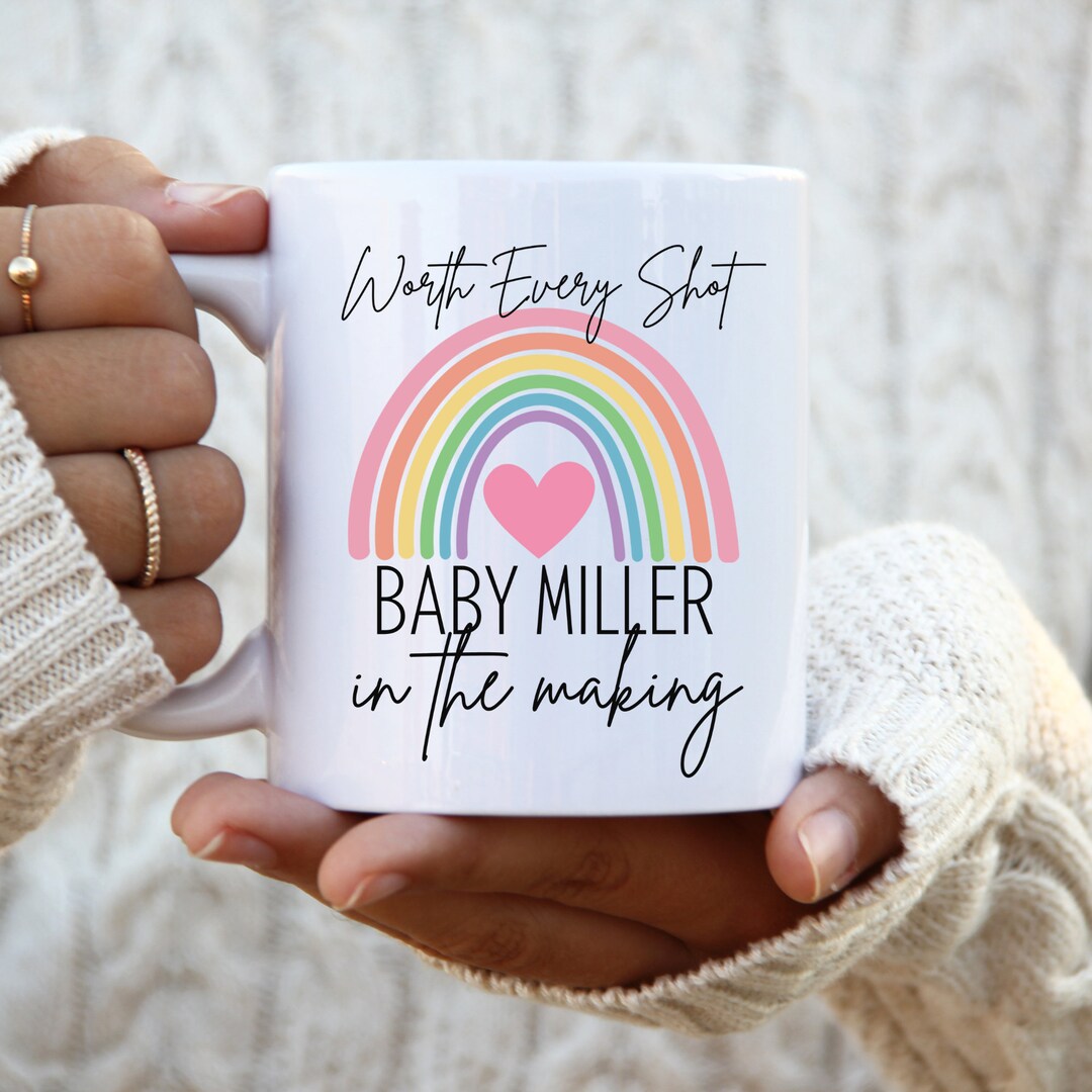 Worth Every Shot Ivf, Baby Name Mug, Ivf Mug, Embryo Transfer Gift, IVF ...