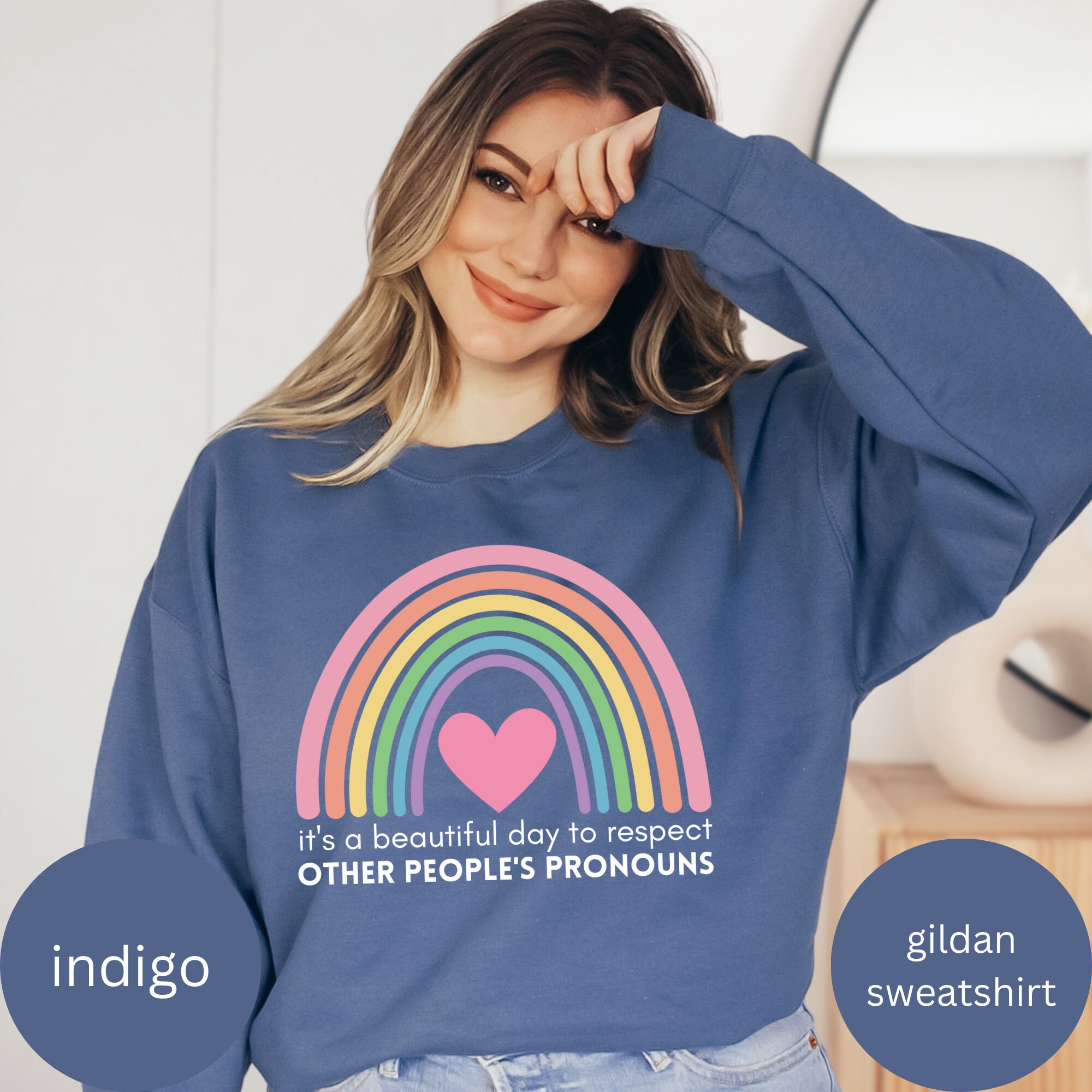 What A Beautiful Day Respect Pronouns Respect Peoples Pronouns Shirt