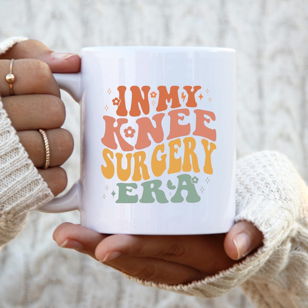 Knee Joint Replacement Mug, Knee Surgery Gift, Broken Knee Gift, Speedy ...