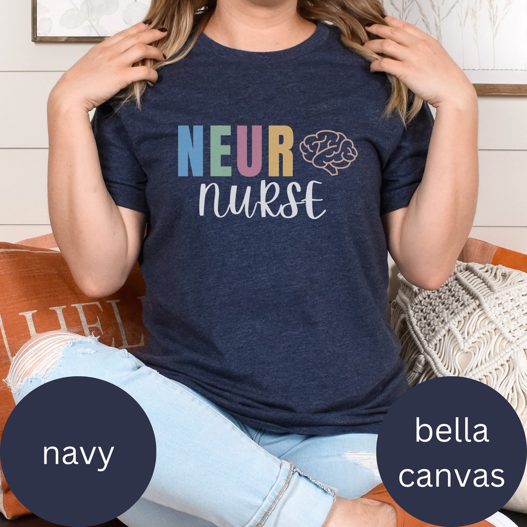 Neuro Nurse Shirt Neurology Anatomy Tshirt Anatomical Brain - Etsy