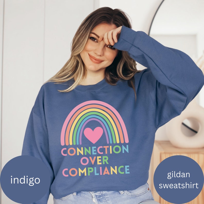 Connection Over Compliance Shirt, Special Education Tee, Autism ...