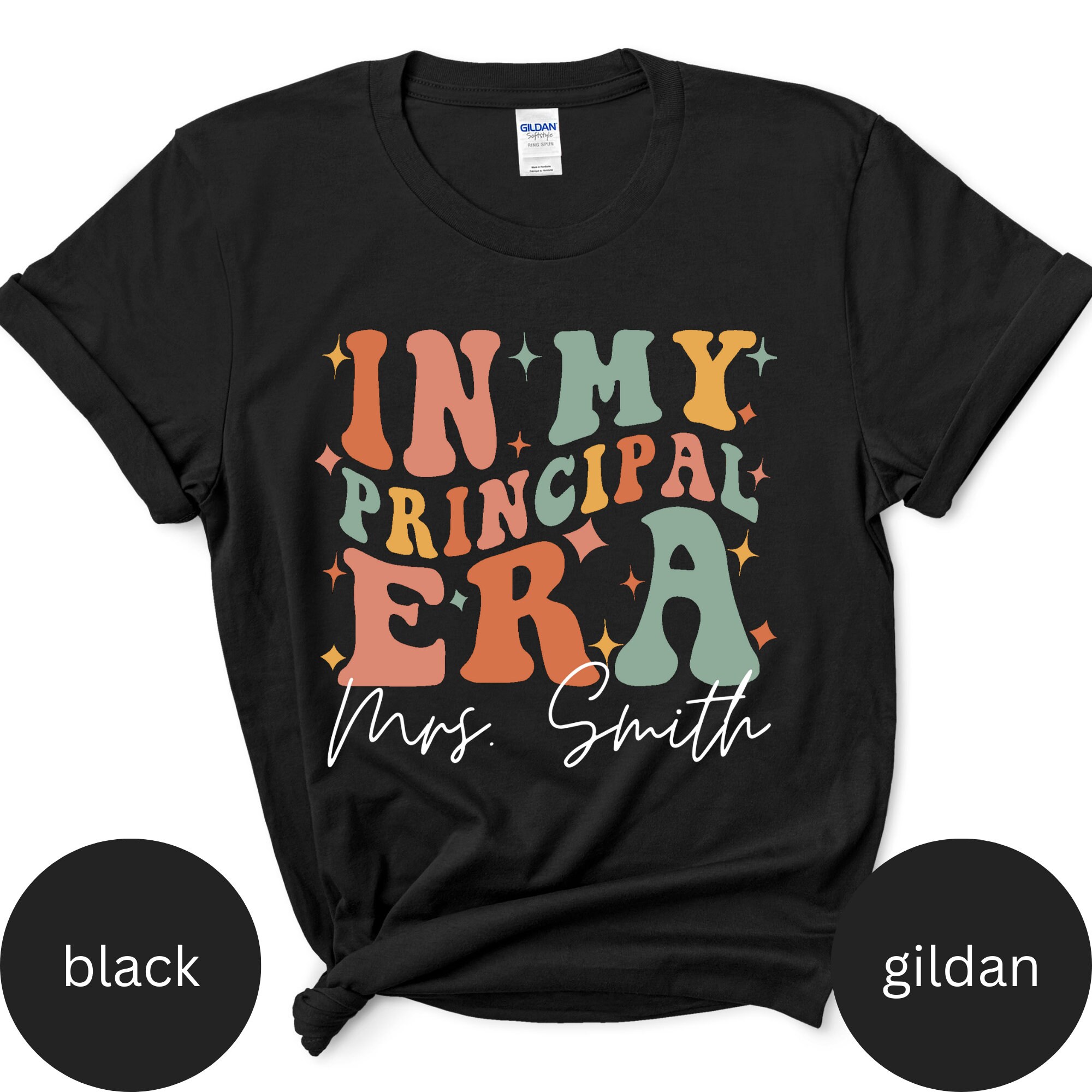 Personalized in My Principal Era, Custom School Principal Shirt ...