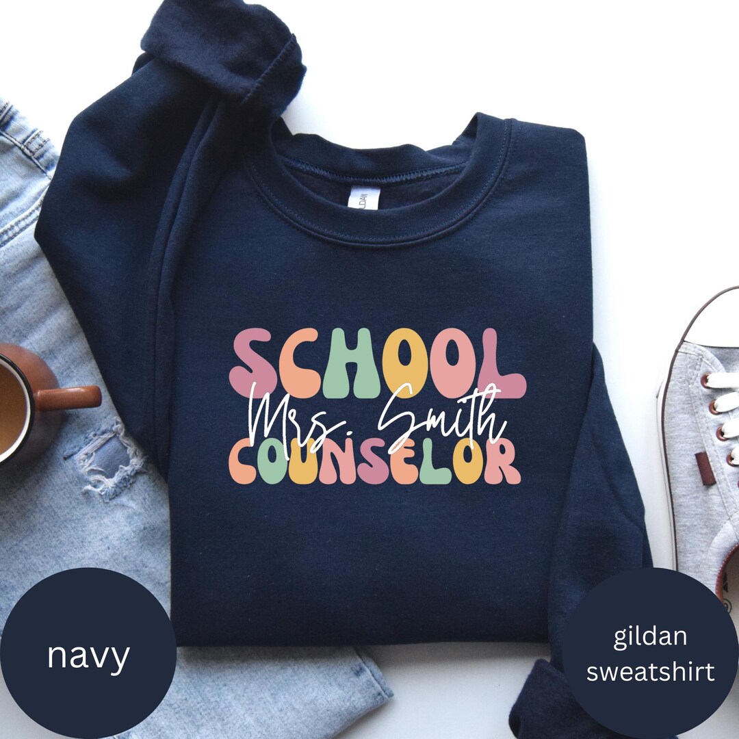 Personalized School Counselor Shirt, Custom School Therapists ...