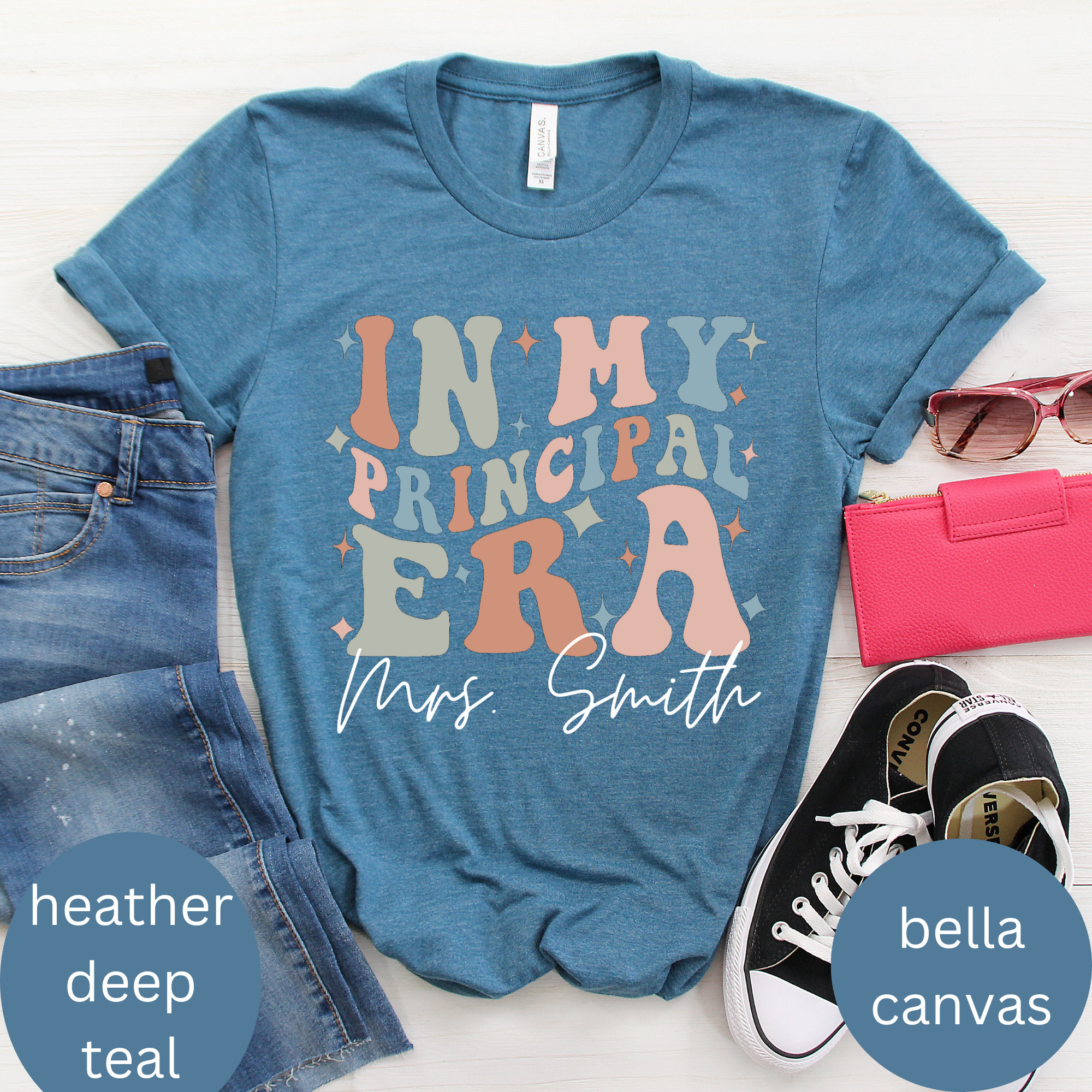 Personalized in My Principal Era, Custom School Principal Shirt ...