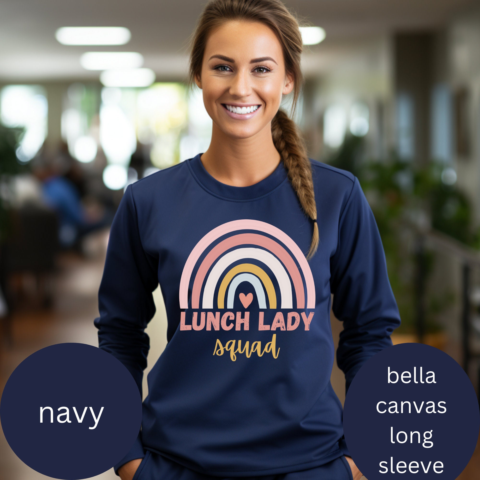 Lunch Squad Personalized Shirt, Custom Name School Lunch Ladies Shirt ...