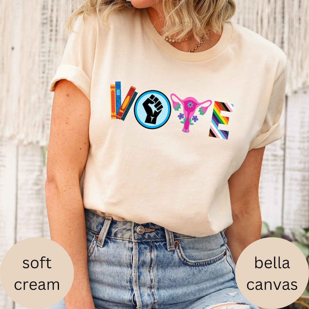 Vote Shirt, Banned Books Shirt, Reproductive Rights Shirt,blm Gift ...