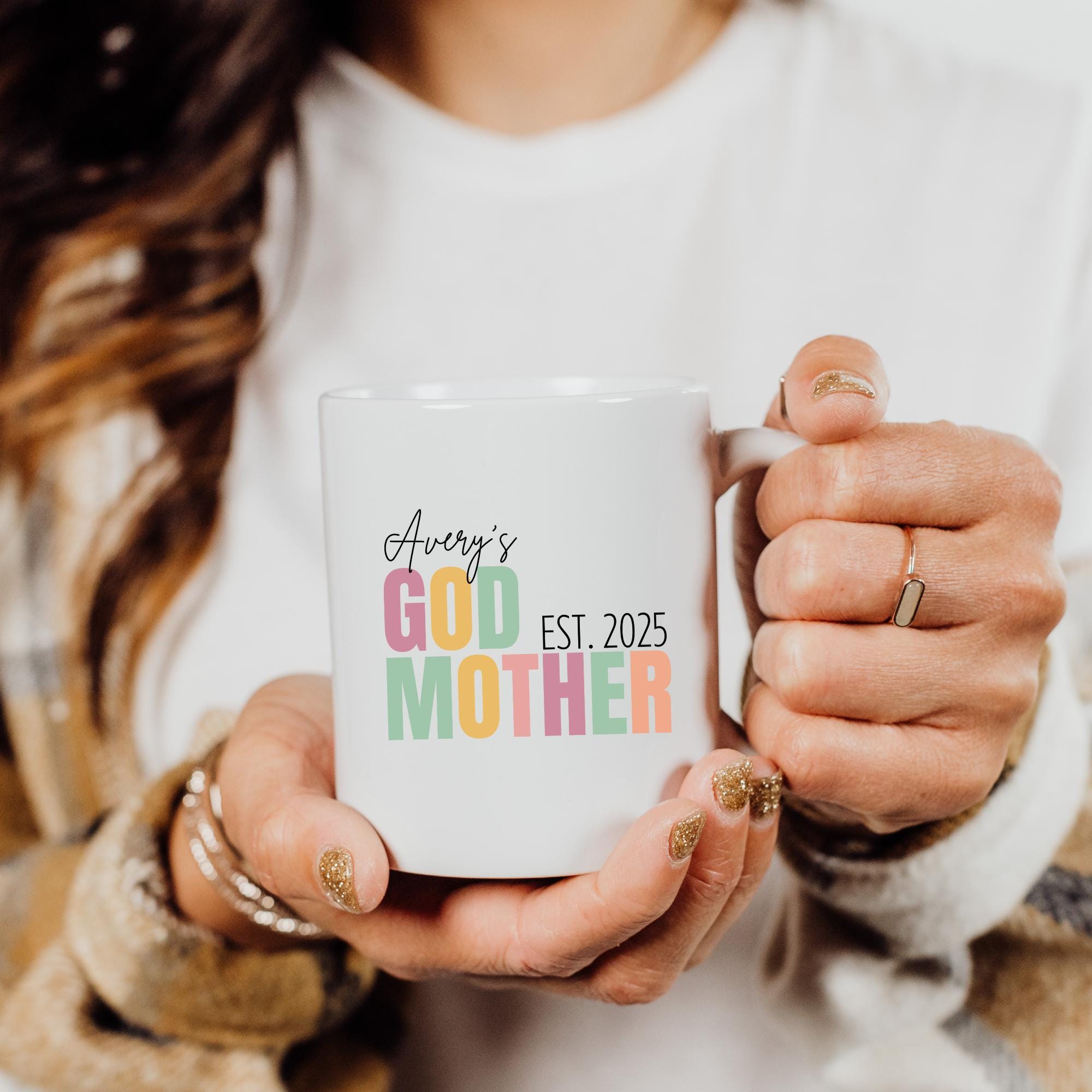 Godmother Mug, Personalized Godmother Proposal Gift, Godmother Coffee ...