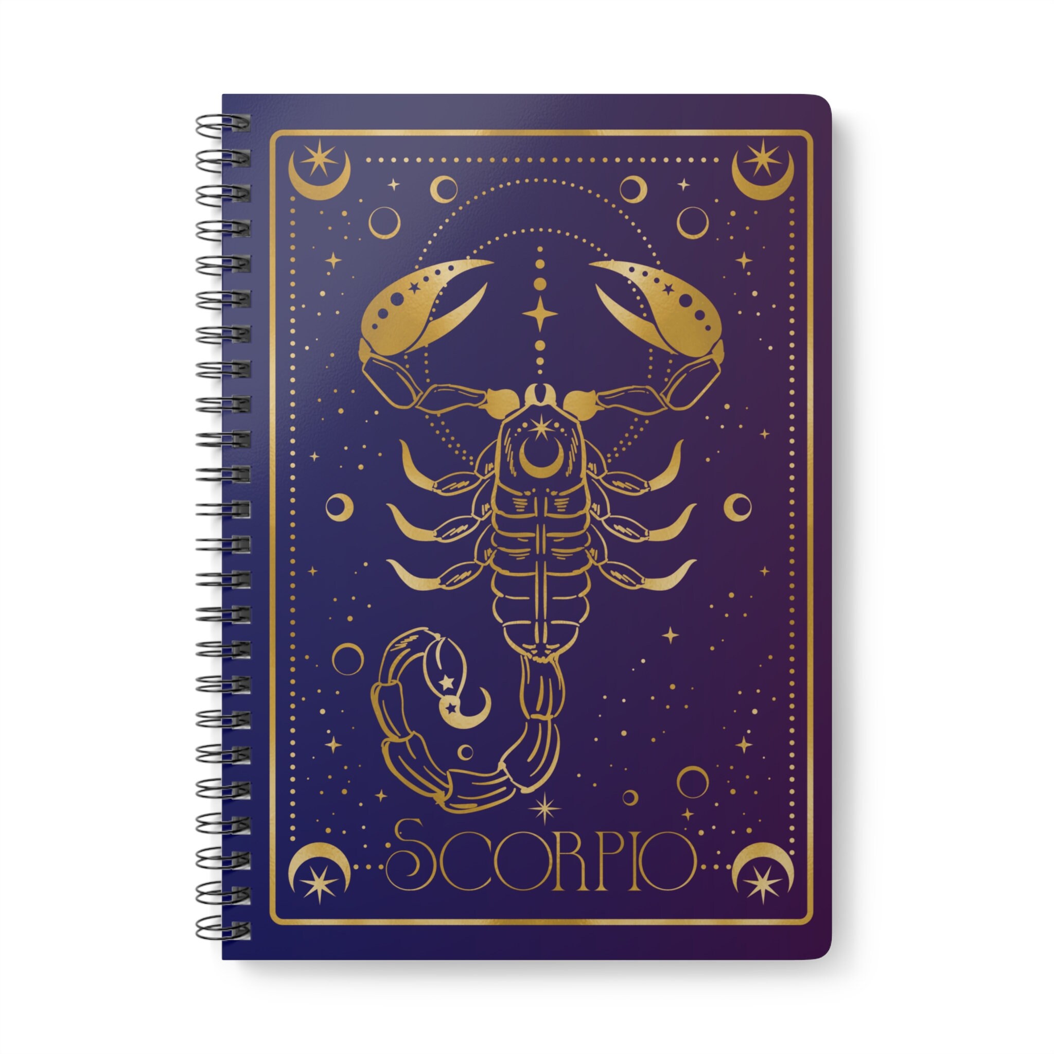 Spiral Notebook Softcover Notebook Zodiac Sign Scorpio Astrology ...