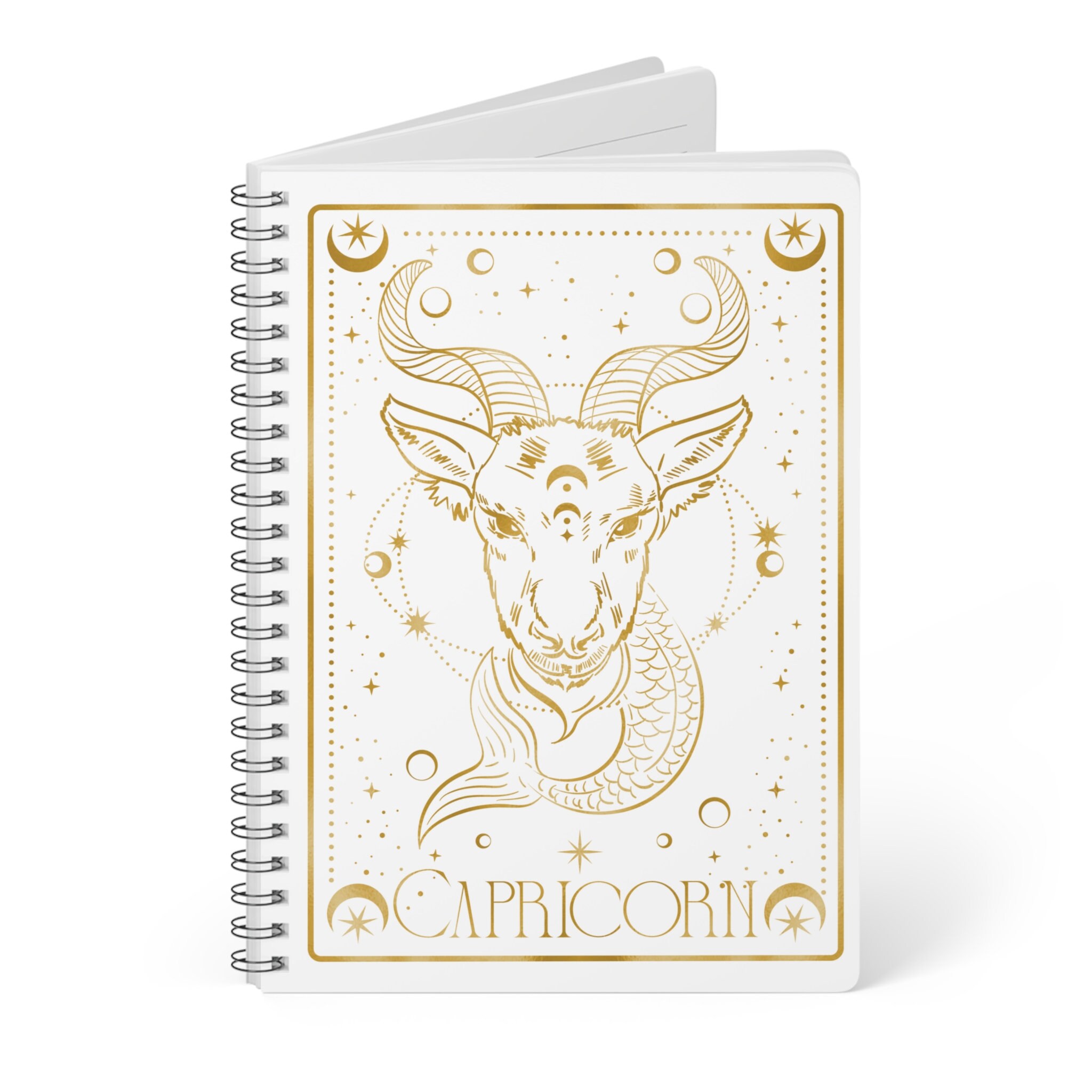 Spiral Notebook Softcover Notebook Zodiac Sign Capricorn Astrology ...