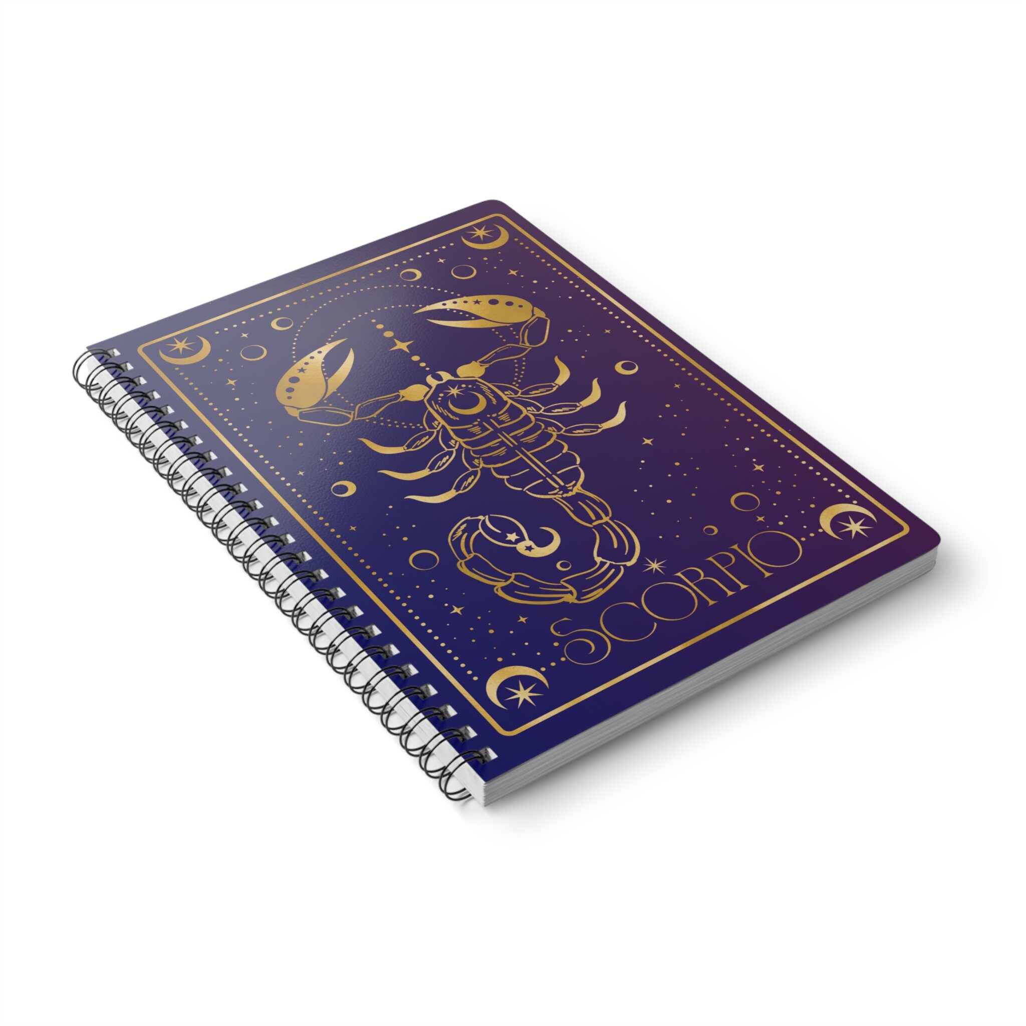 Spiral Notebook Softcover Notebook Zodiac Sign Scorpio Astrology ...