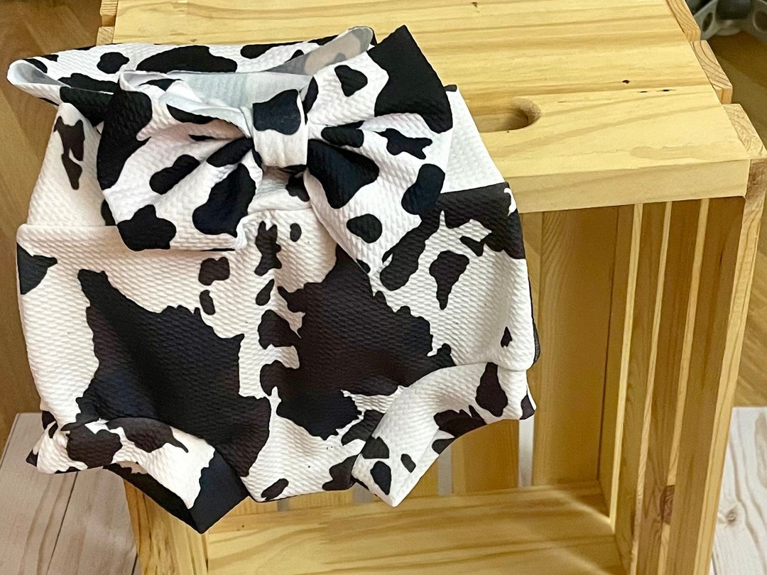 Cow Print Head Band - Etsy