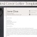 Best Minimalist Cover Letter Template for New Grad or College - Etsy