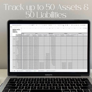 Net Worth Dashboard, Finance Tracker, and Debt Tracker - Multi Year - Etsy