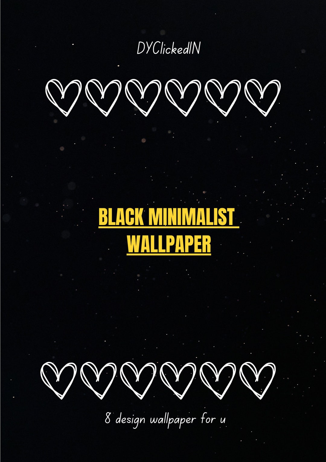 Black Minimalist Wallpaper - Etsy