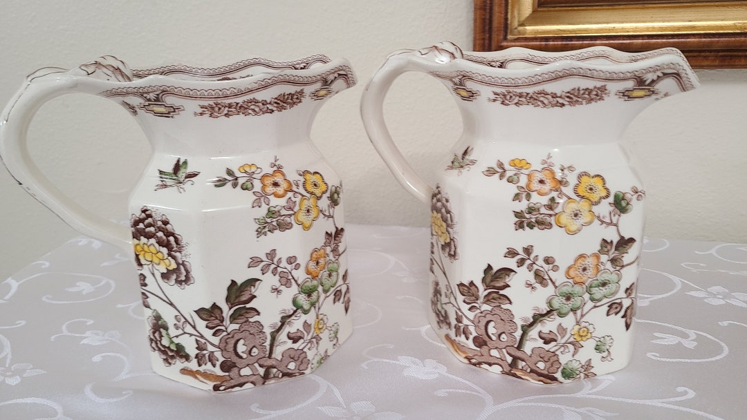 Vintage Rare to Find Manson's Manchu Patent Ironstone Set of 2 Large ...