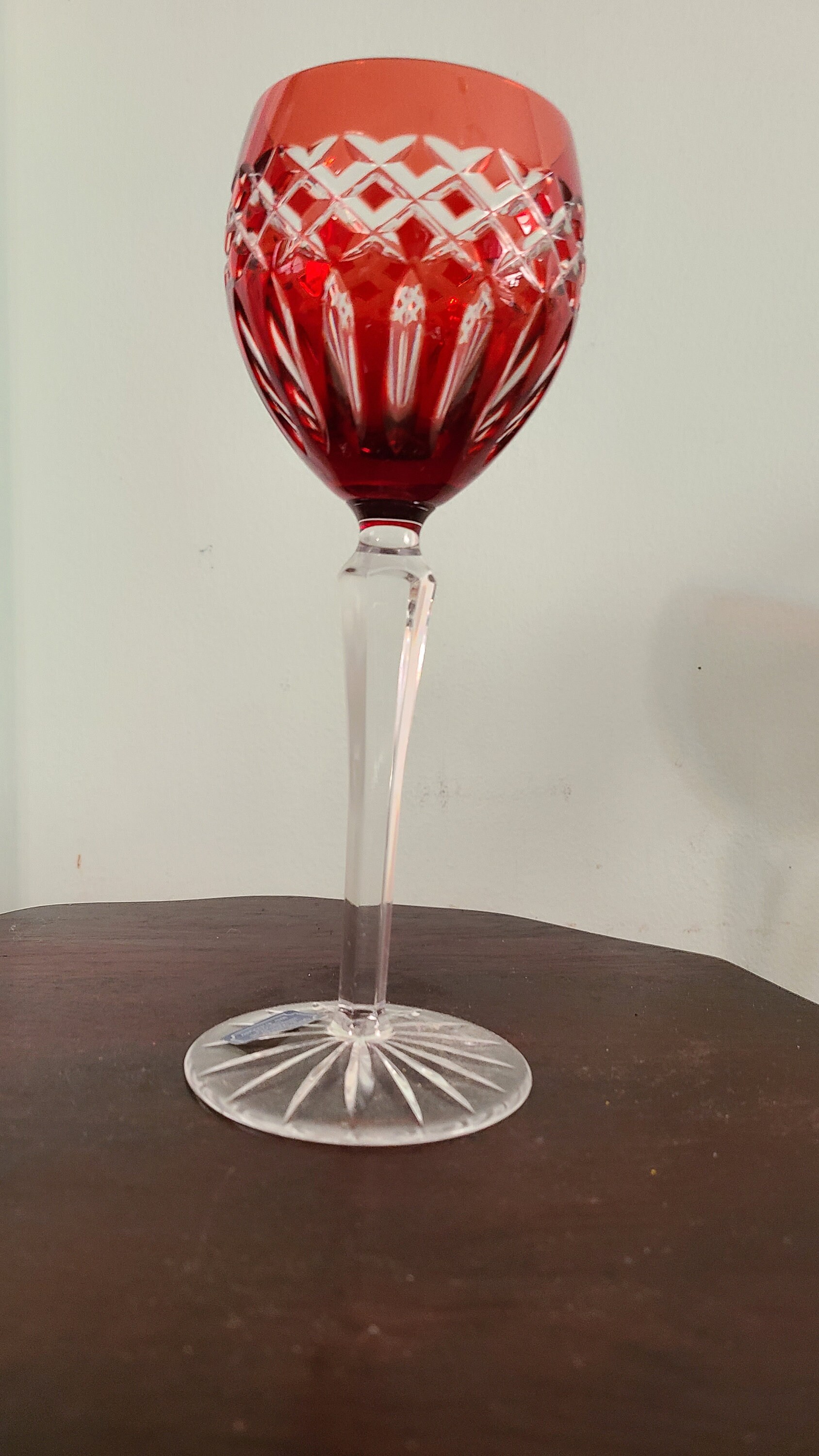 Legends by Godinger Handcrafted Cut to Clear Lead Crystal Red Wine ...