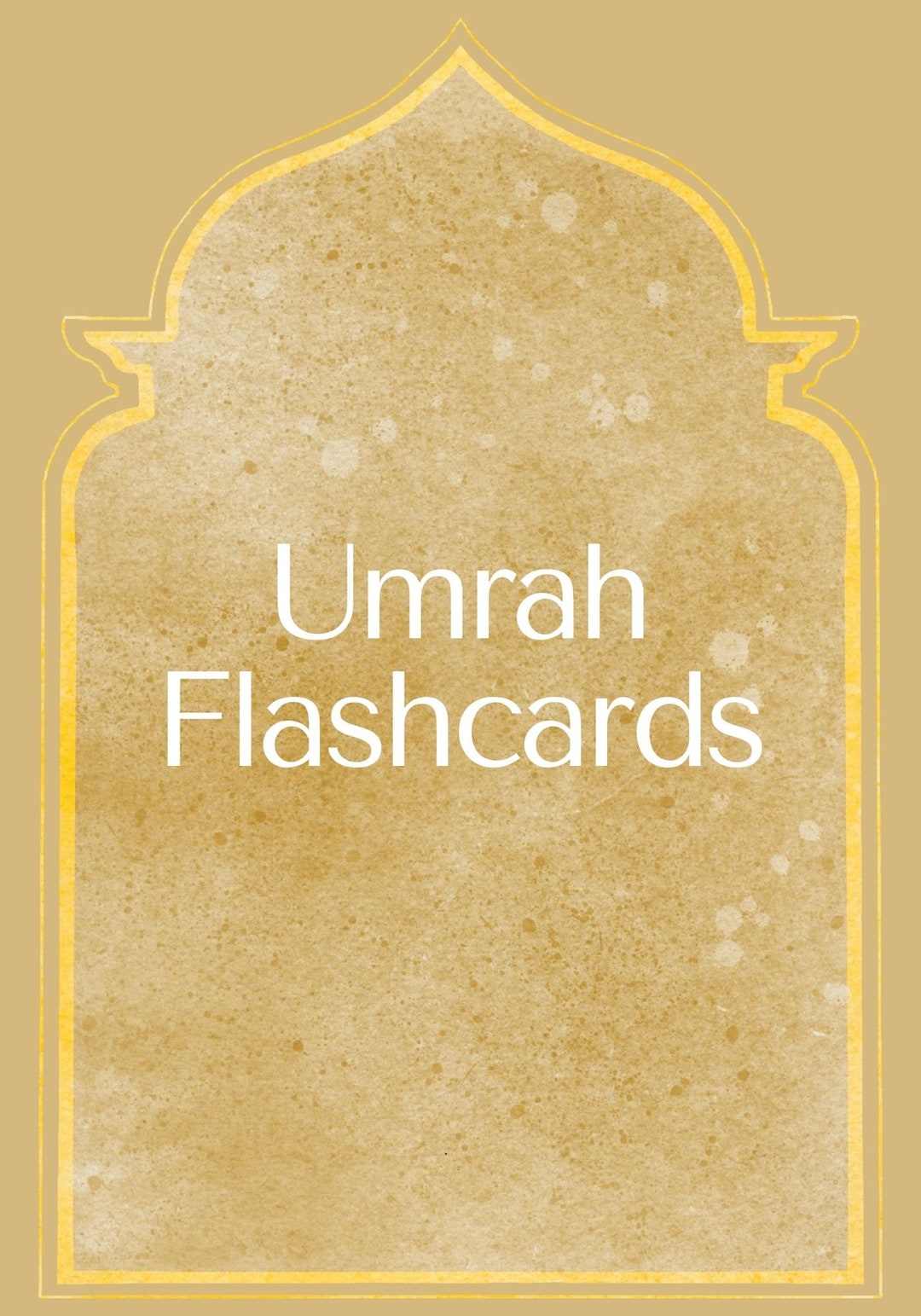 Umrah Flashcards, Prayer Cards, Printable PDF - Etsy