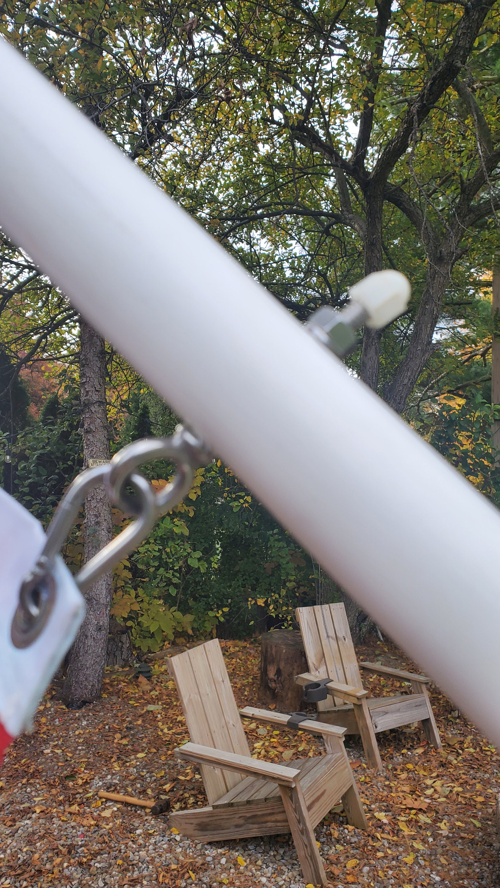 Custom Made Outdoor RV Portable PVC Campground Flag Pole Rotating With ...