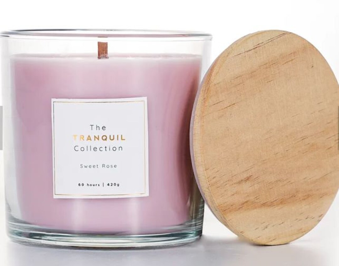 Home Scented Glass Jar Candles - Etsy