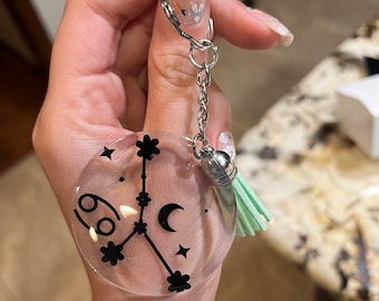 Virgo Keychain, Virgo Gifts, Zodiac Sign Keychains, Zodiac Sign Gifts ...