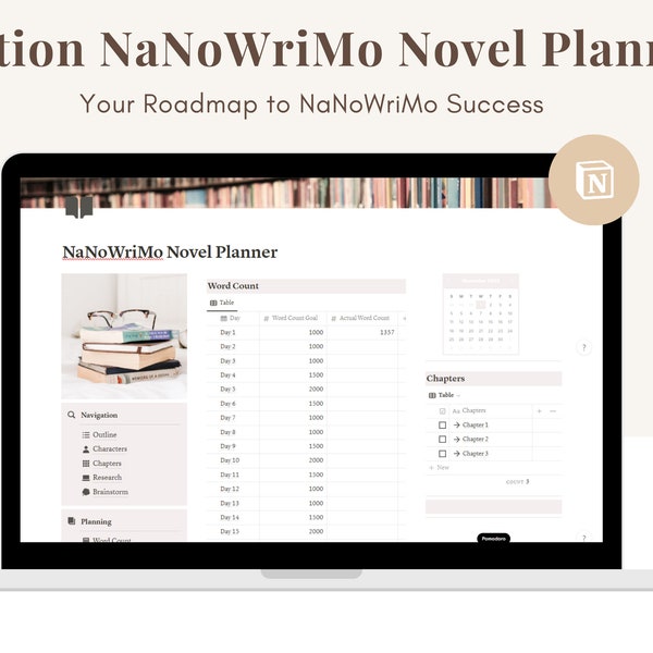 Notion Template Book Outline - Etsy