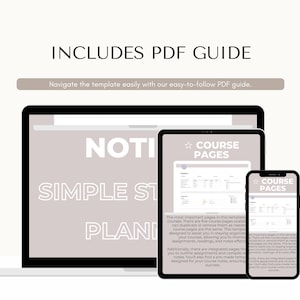 Notion Simple Student Planner Template: Academic and Study Tracker ...